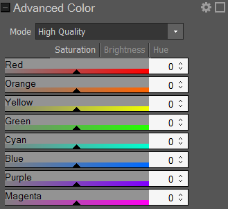 Adjusting Color